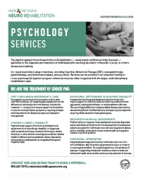 Hope Network Neuro Rehabilitation - Collateral Library